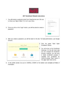 Ease Enrollment Website Instructions - Highbury Defense Group